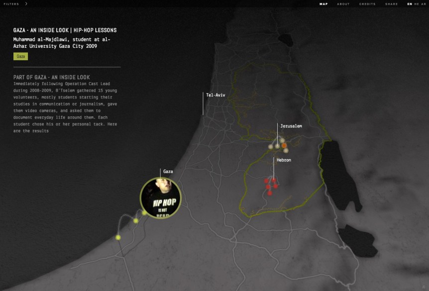 Points of view: putting occupied territories on the (interactive) map ...