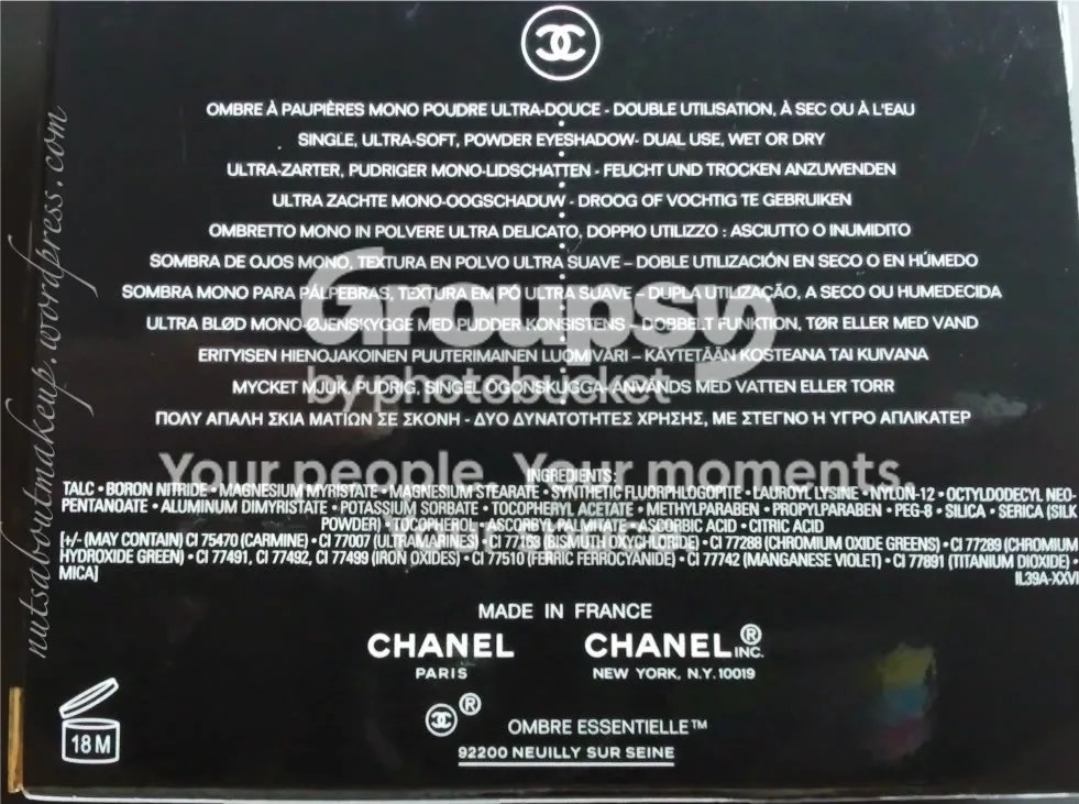 Swatches: Chanel Les Aquarelles de Chanel Collection – Ombre ...