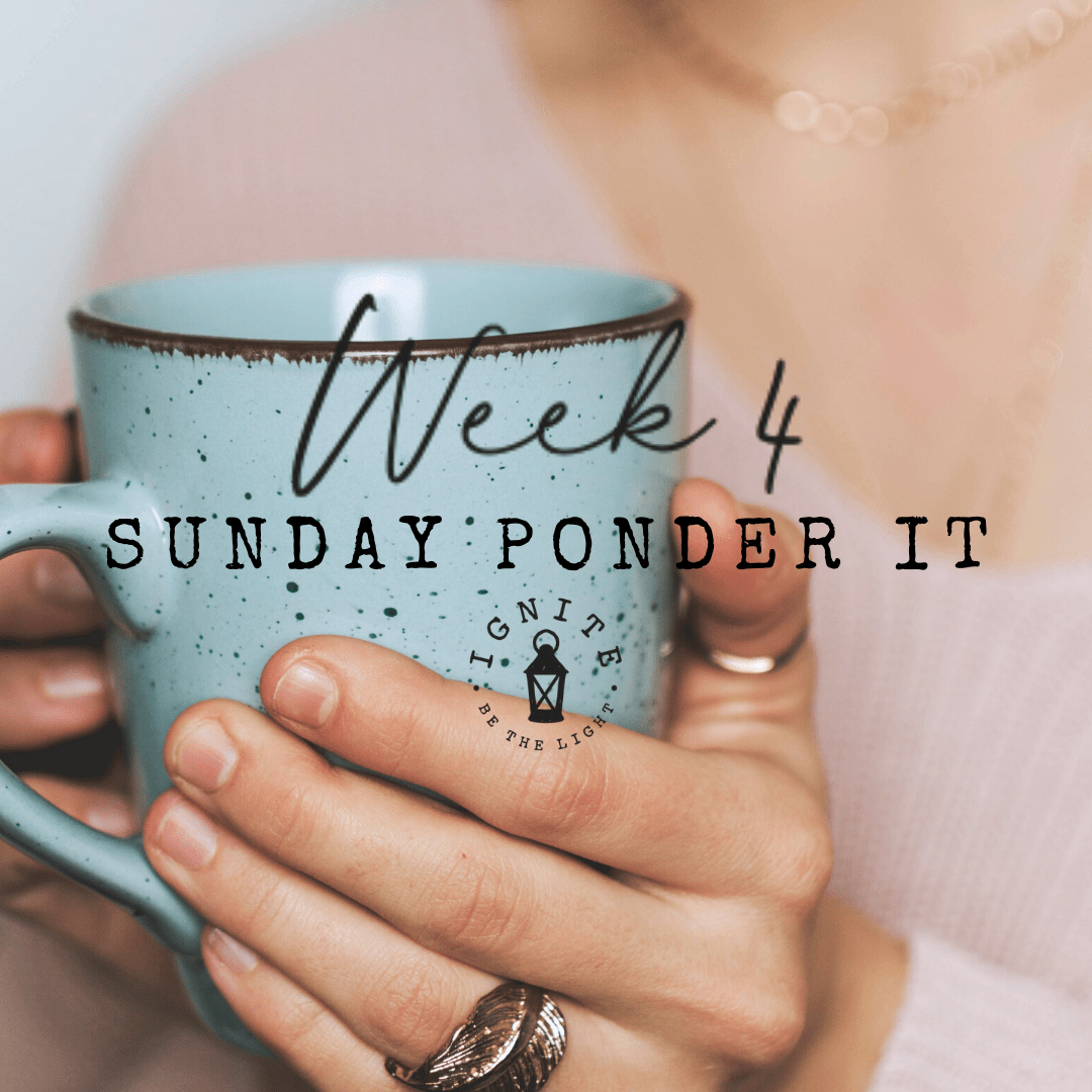 Sunday Ponder It Purpose Foundation Course Ignite