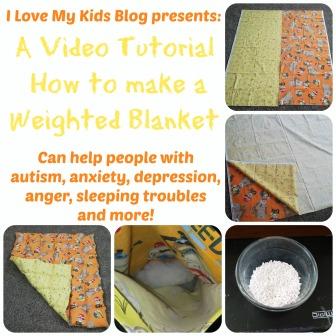 How to make a Weighted Blanket- A DIY Video Tutorial to do at home!