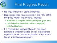 Using The Nih Final Progress Report Template To Get Your Research Funded