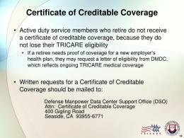 Letter Of Creditable Coverage Template