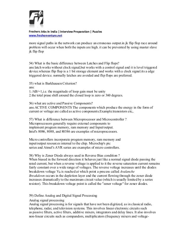 8 Digital Electronics Questions For Interview For You 8-digital-electronics-questions-for-interview-for-you