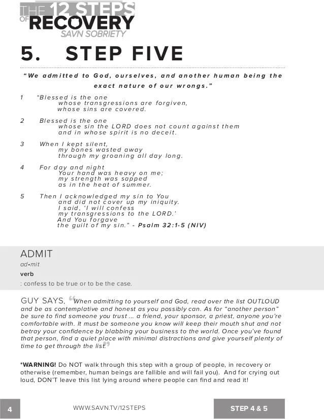 12 Step Worksheets 12-step-worksheets