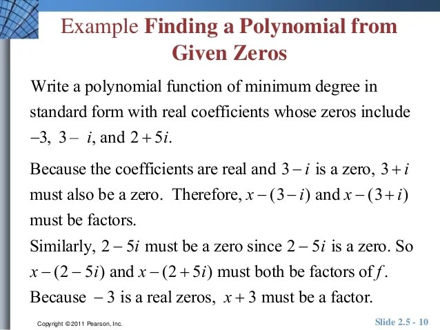 how-to-write-a-polynomial-in-standard-form-with-given-roots