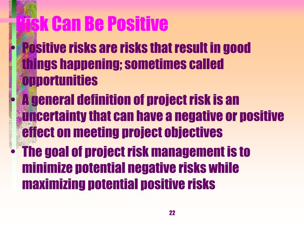 Examples Of Positive Risks examples-of-positive-risks