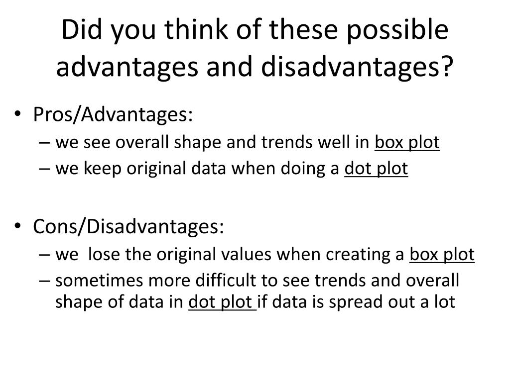 Advantages Of A Dot Plot advantages-of-a-dot-plot