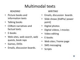 How To Write A Multimodal Essay