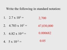 6 Write This Number In Standard Notation 4 702 X 10 4 Trending 