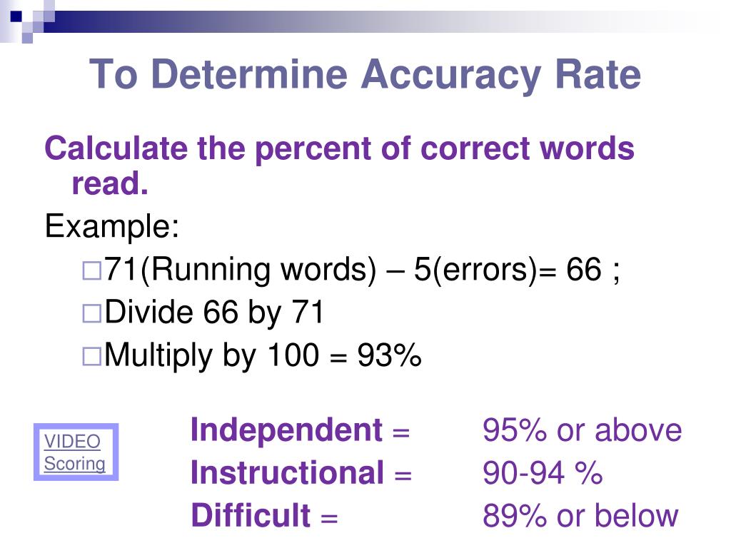How To Calculate Error Rate On Running Record how-to-calculate-error-rate-on-running-record