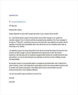 How To Write An Email With Job Application Attached Coverletterpedia