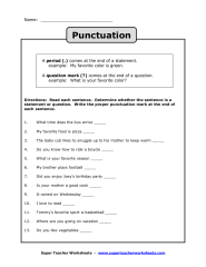 20 Punctuation Worksheets Pdf Worksheets Decoomo