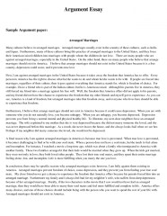 How To Write An Arguing A Position Essay