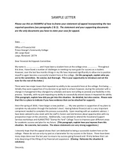 How To Write A Letter Stating Your Homeless Alison Hand