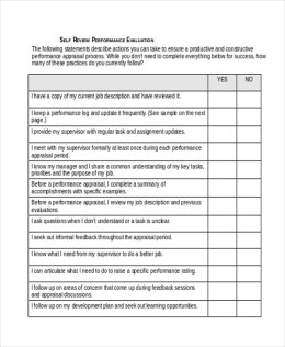 How To Write A Good Performance Self Review Sample Ahern Scribble