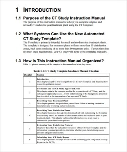 Instructional Manual Template Printable Word Searches
