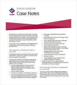 How To Write Good Case Notes Social Work