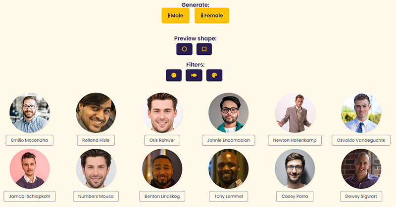 [教學] Random Users 虛擬大頭貼產生器@網路頭像/英文姓名設計工具 - FUNTOP資訊網