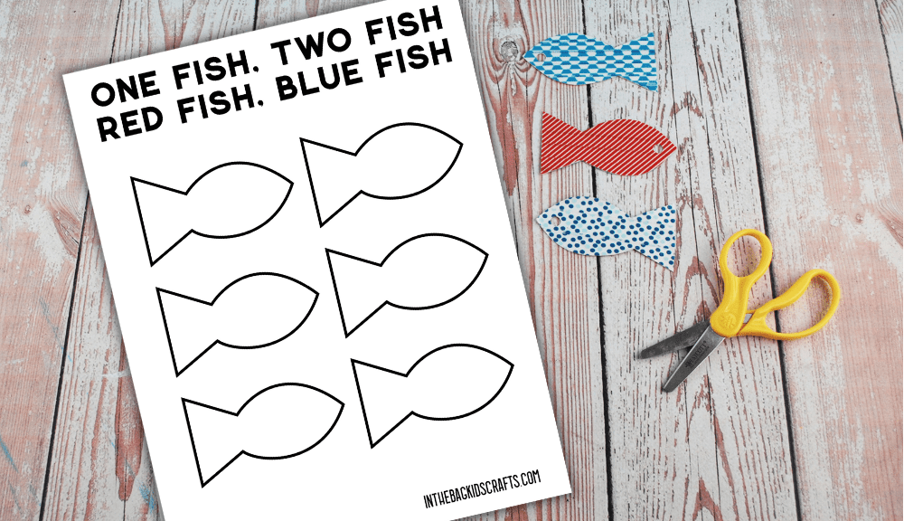 Red Fish Blue Fish Craft • In the Bag Kids' Crafts