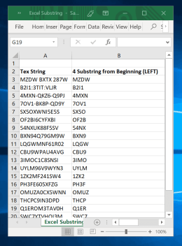 Excel Substring How To Get Extract Substring In Excel Itechguides