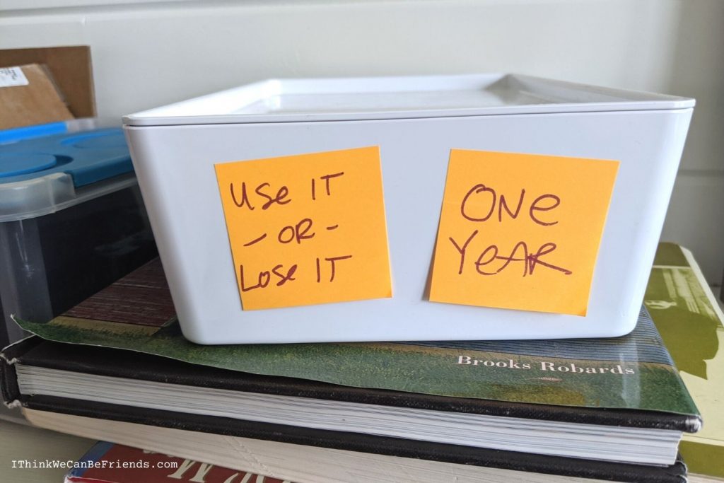 How to DECIDE ONCE when Decluttering! (with printable guide!)