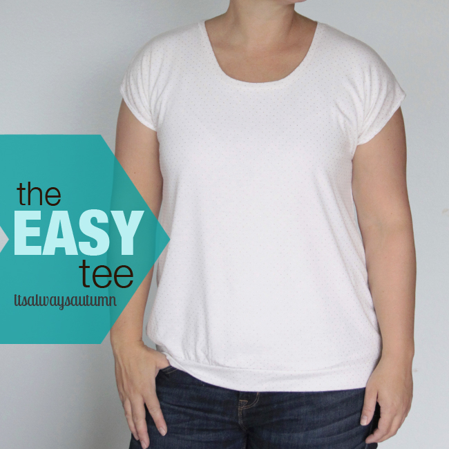 the easy tee {the colorblocked version} - It's Always Autumn