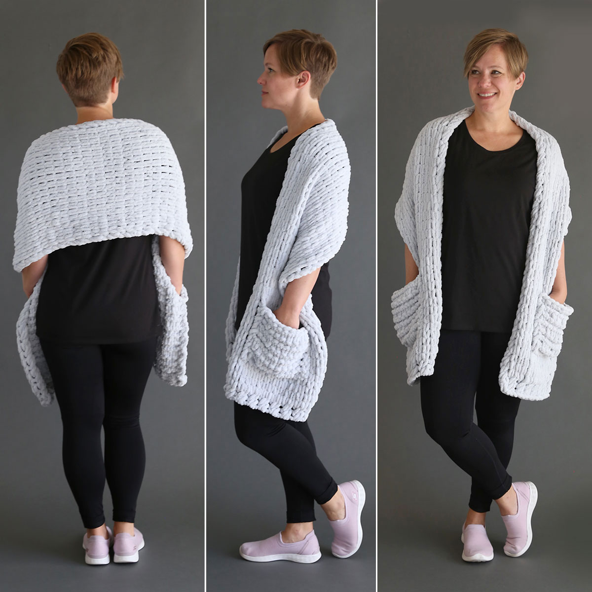 How to make a super cozy Pocket Wrap - SO EASY! - It's Always Autumn