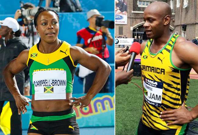 Veronica Campbell & Asafa Powell to Captain Jamaica at World ...