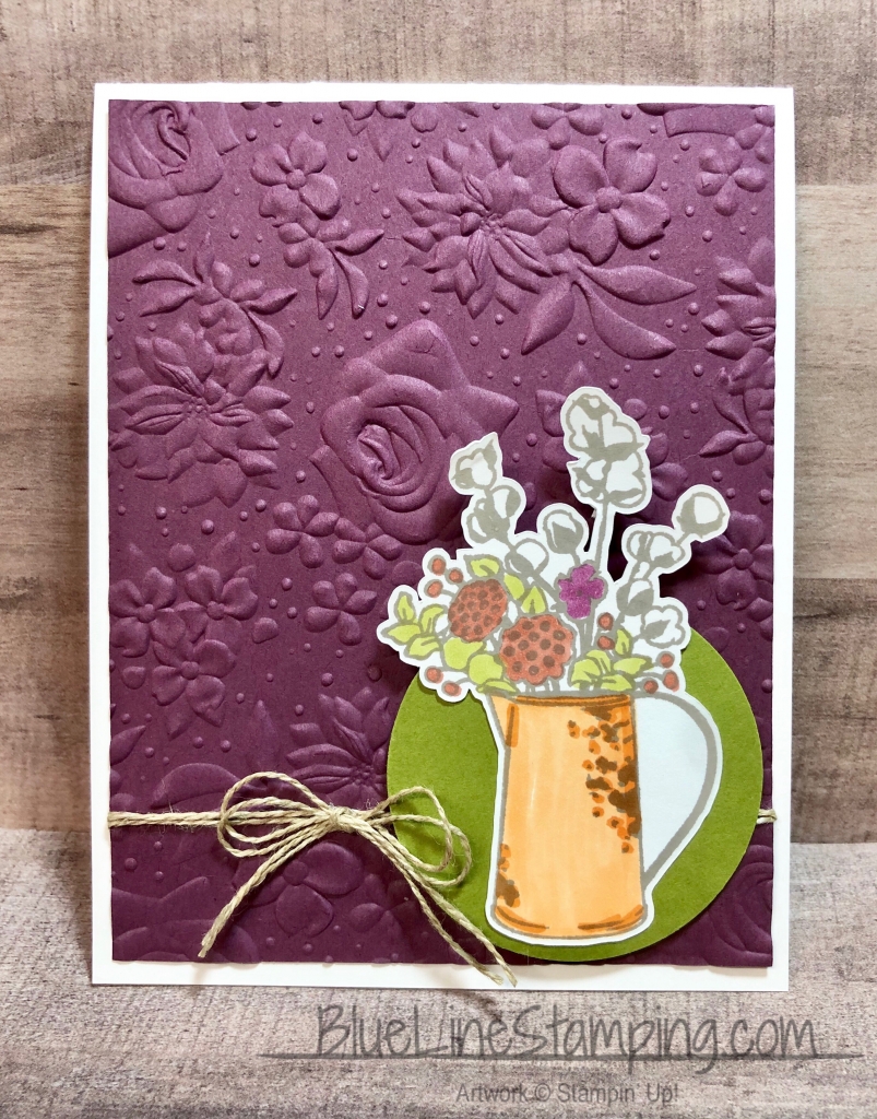 Country Home - Blue Line Stamping