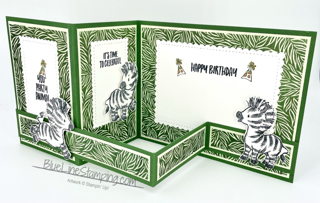 Zany Birthday - Blue Line Stamping