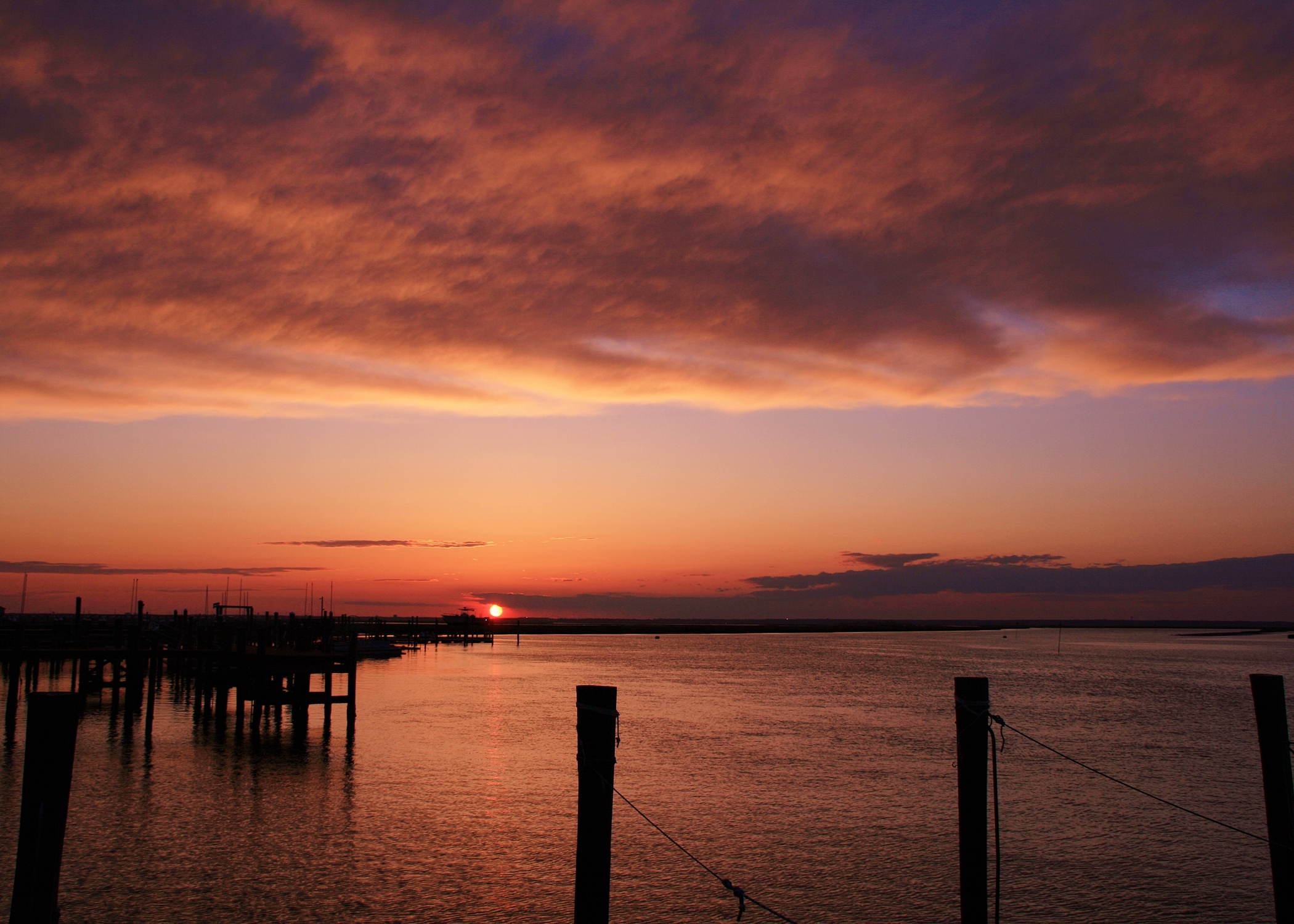 Cold Windy April Sunset – jahART