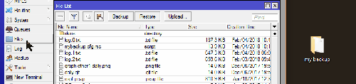 Mikrotik Backup And Restore Procedure