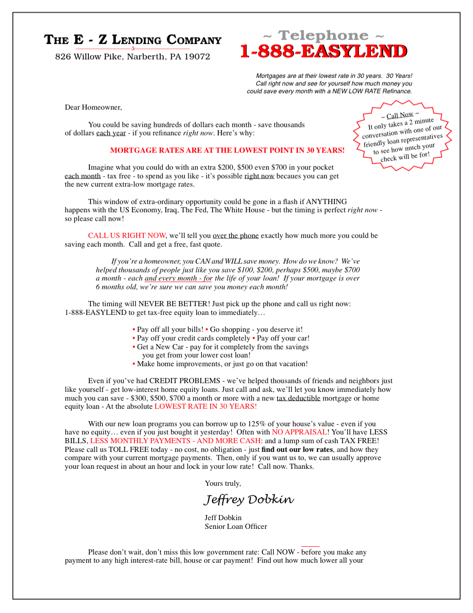Life Insurance Prospecting Letter Examples - Financial Report