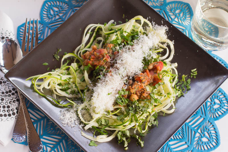 zucchini bolognese - jittery cook