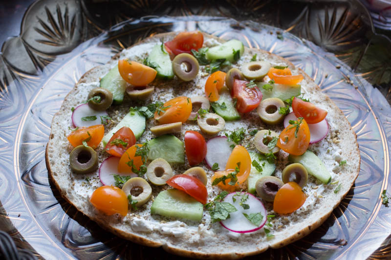 Labneh Zaatar Wrap - jittery cook