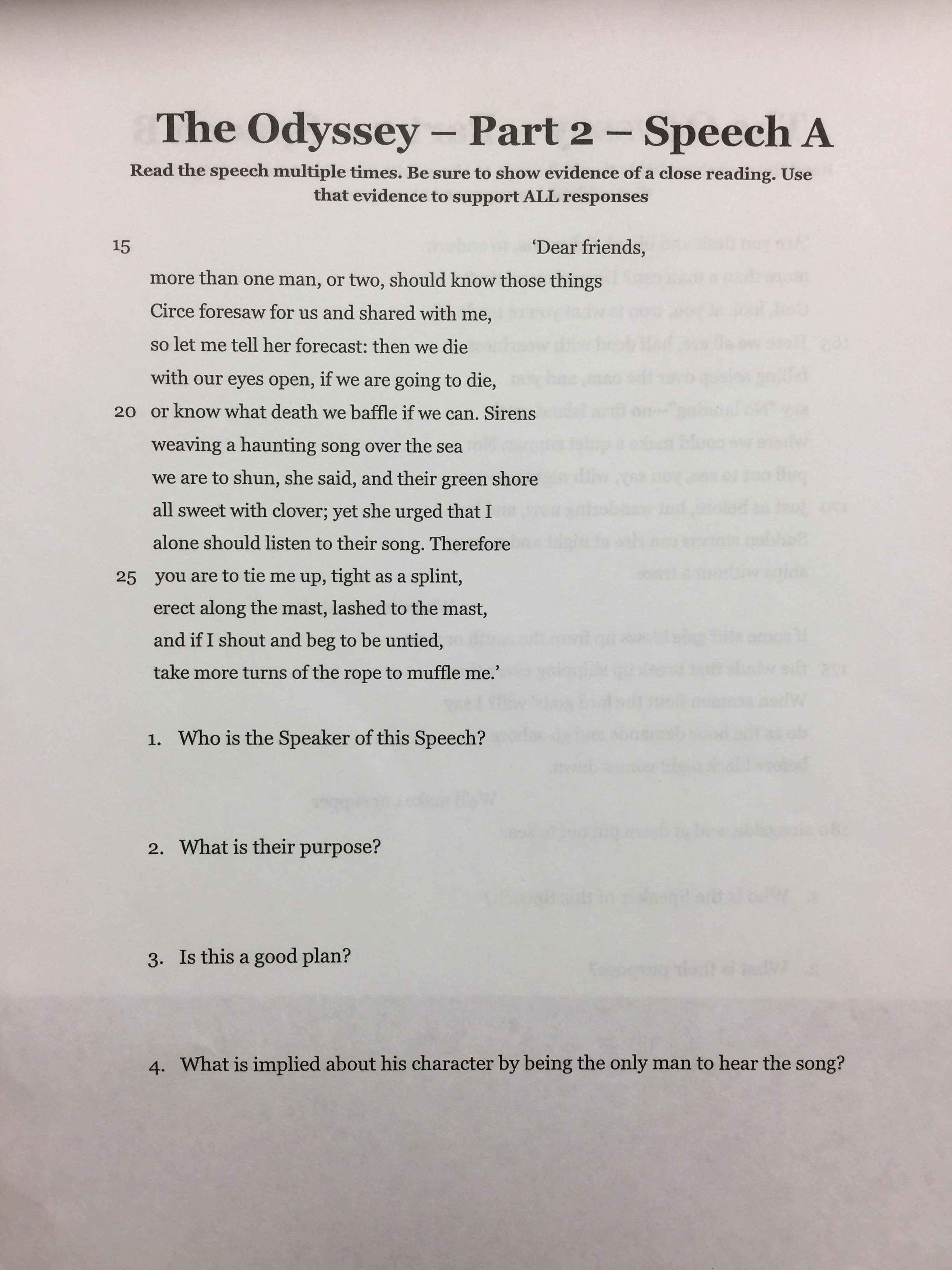 Annotation: Marking a Text with Purpose