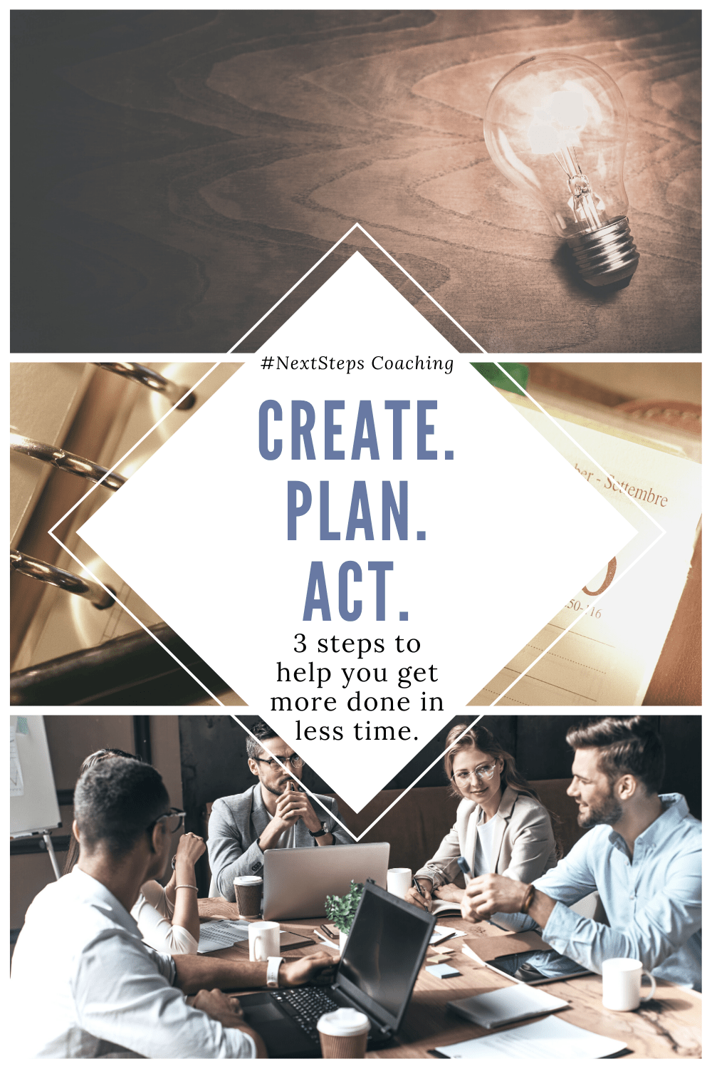 Create. Define. Act. - #NextSteps Coaching