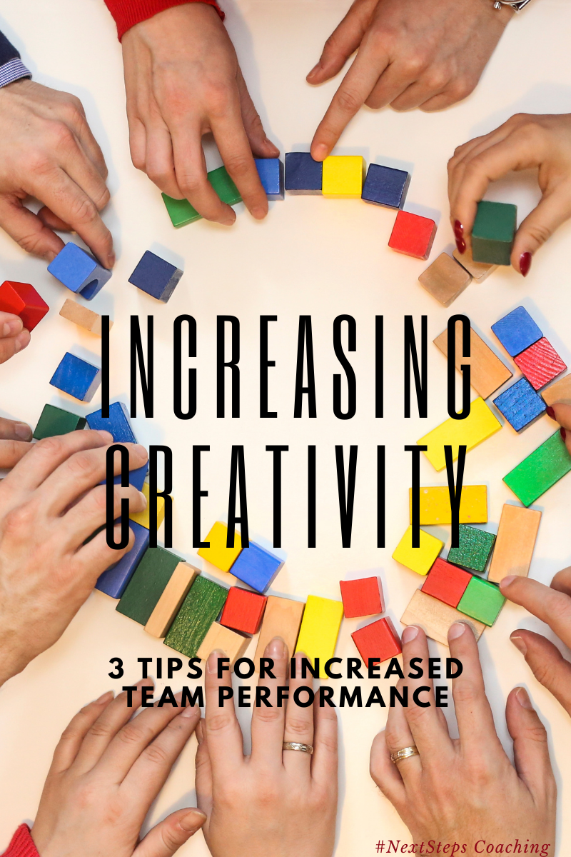 Increasing Creativity - #NextSteps Coaching