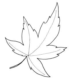 Large Printable Leaf