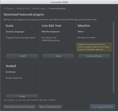 Configuración inicial de IntelliJ IDEA - Karstieltopia