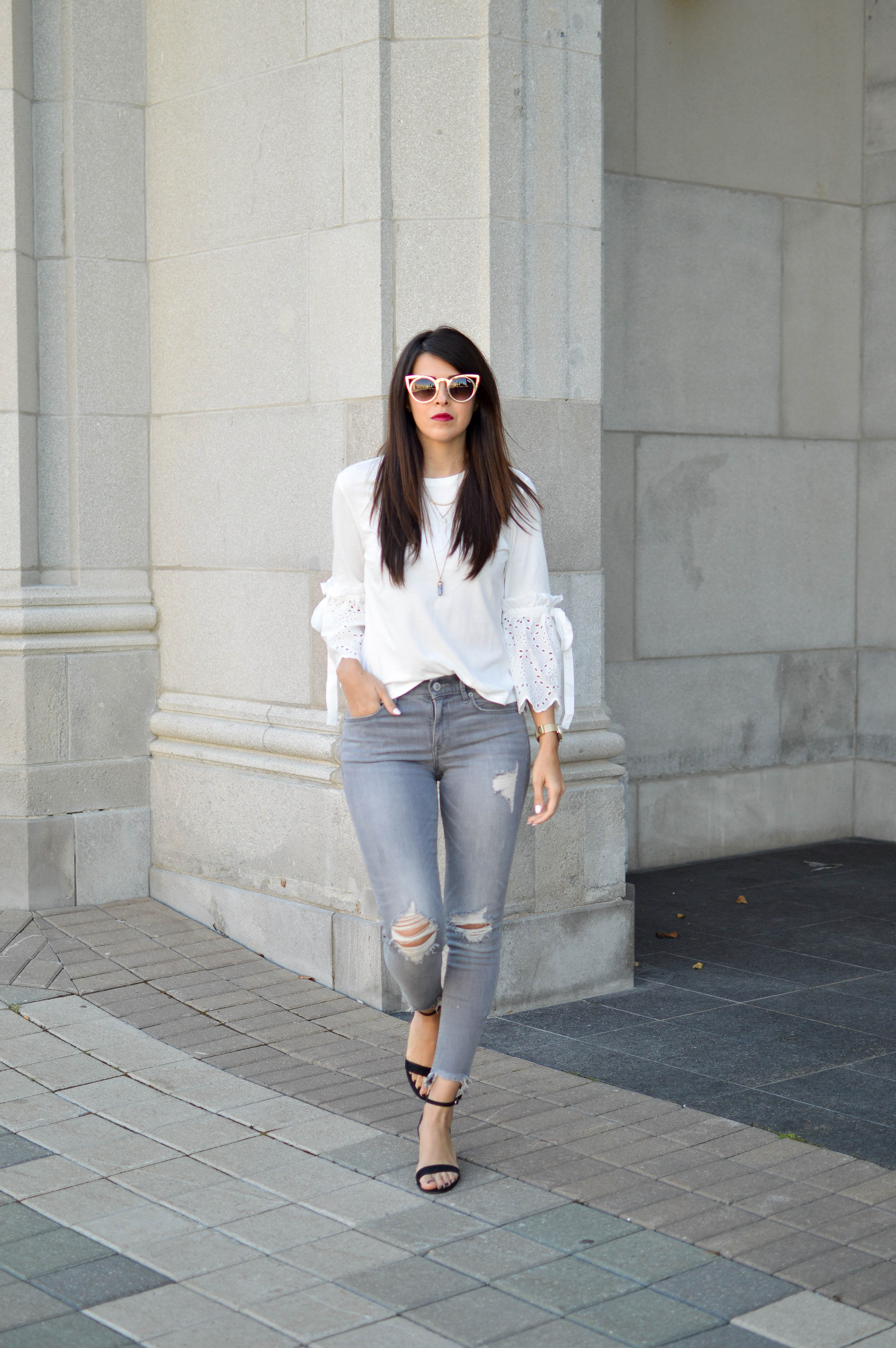 Grey Area. Check out this weekend look on the blog