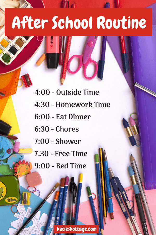 How To Be An Organized Mom This School Year - KatiesKottage