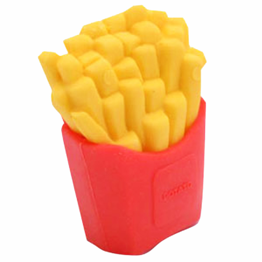 Iwako Fast Food Mini Eraser: French Fries - Kawaii Depot
