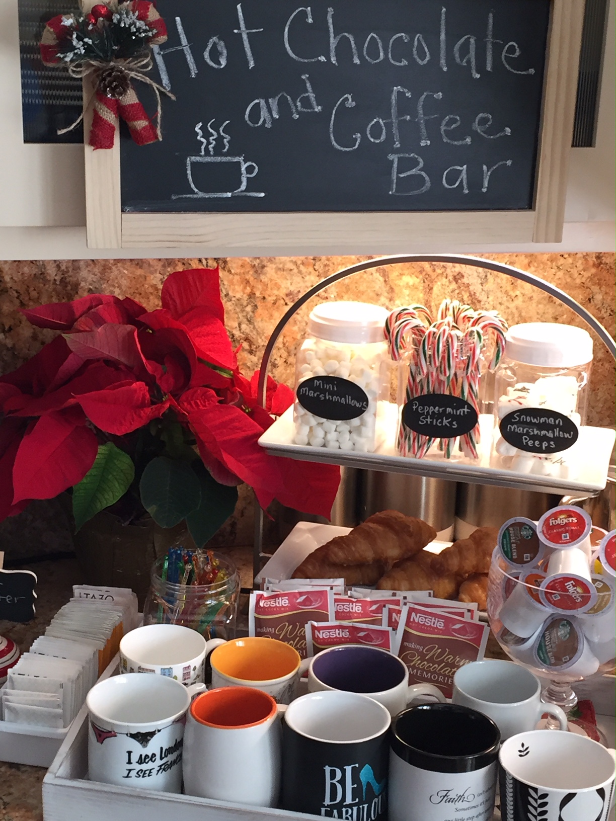 How to Make a Hot Chocolate and Coffee Bar At Home! - KeryB.com