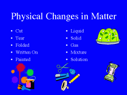 Physical Chemical Changes And Properties Color By Number PROPERTY LWM