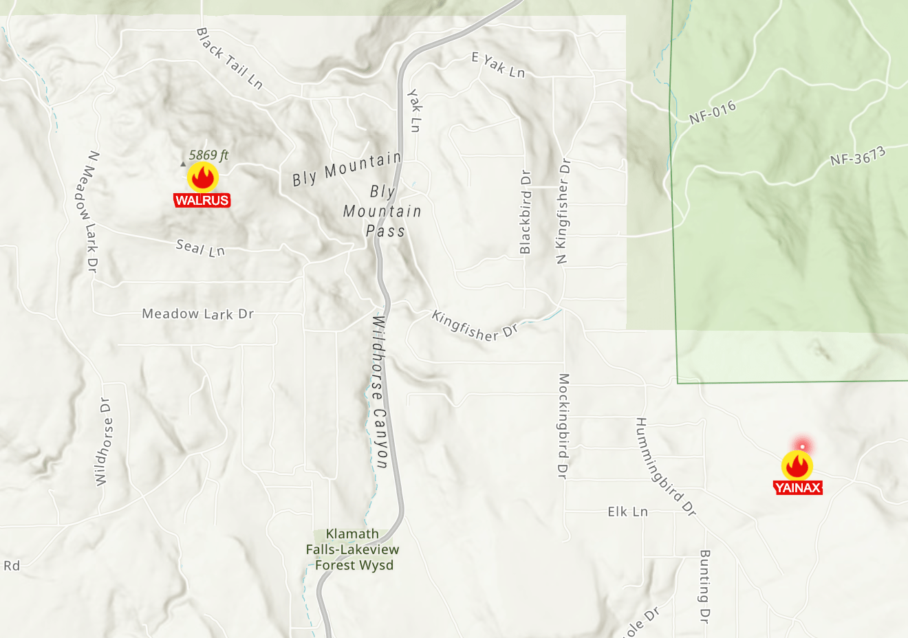 Klamath County: New fires have started today south of Bootleg - Klamath ...