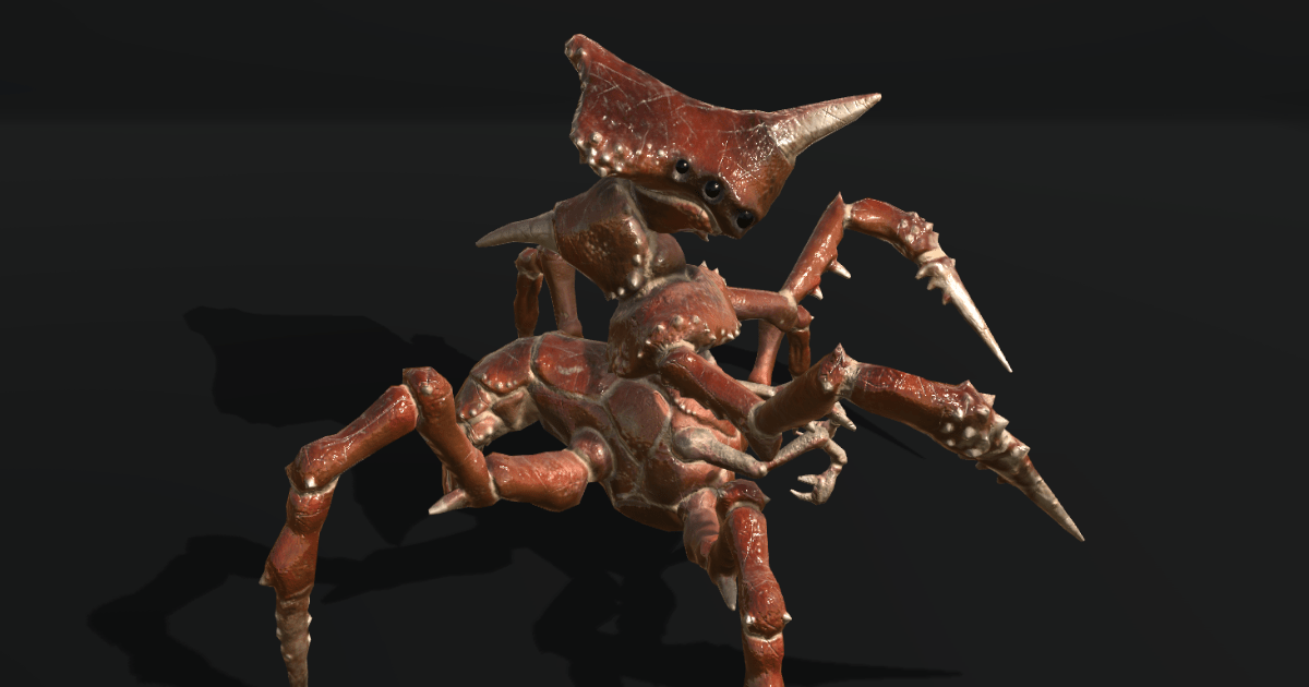 Remastered Crab Monster - Unity 3d Asset - 3d Game Assets by Leo Blanchette