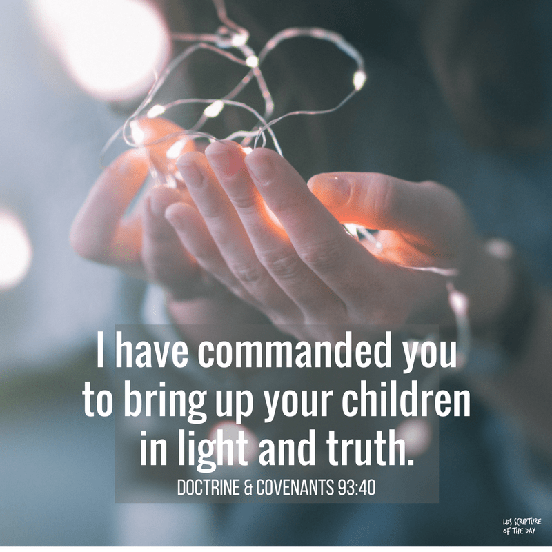 Doctrine & Covenants 93:40 - Latter-day Saint Scripture of the Day