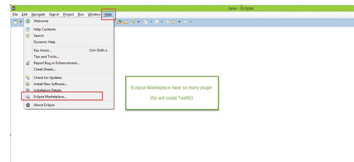How To Install Testng In Eclipse Through Marketplace For Selenium 2233
