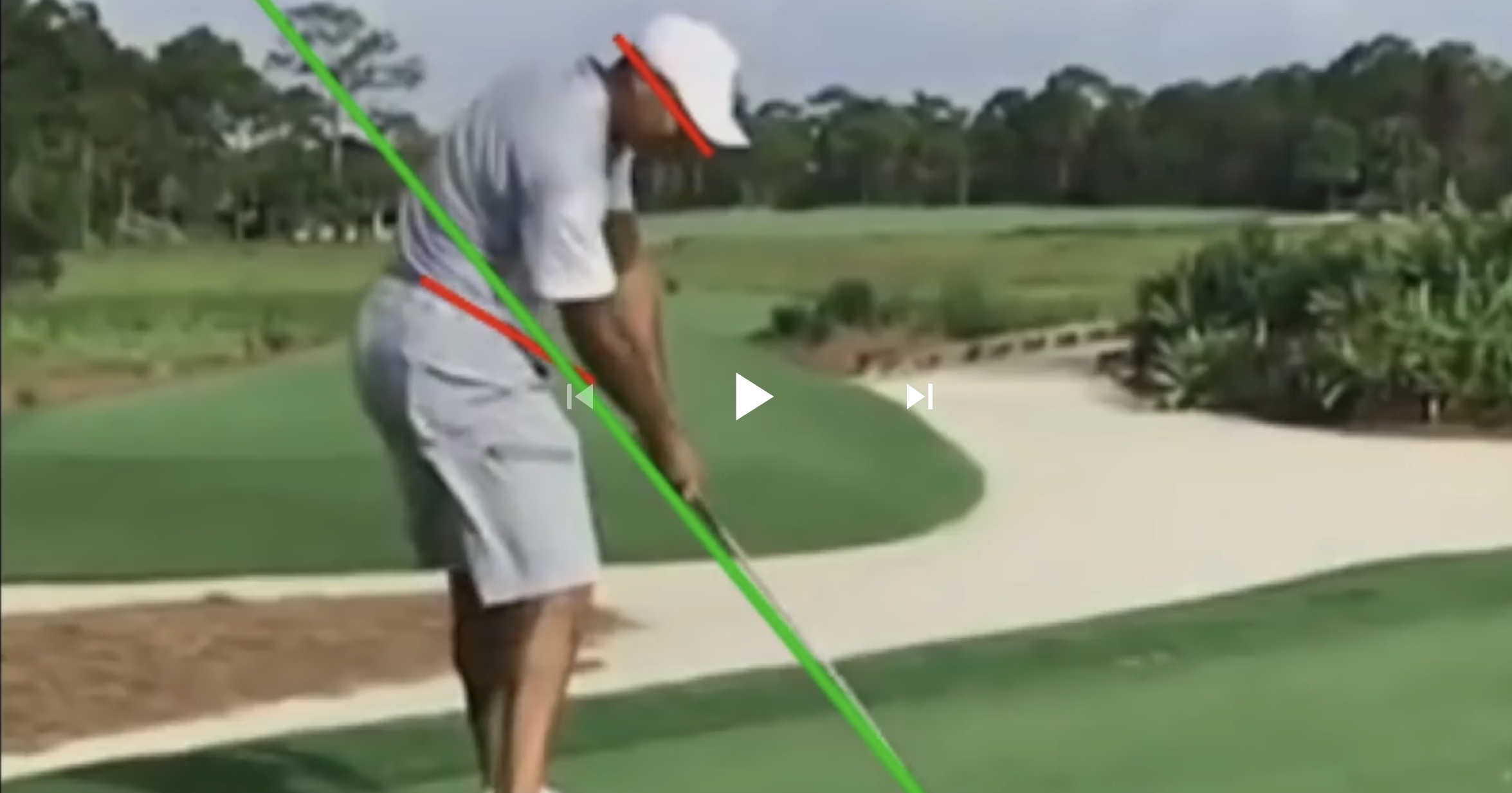 Tiger Woods new swing vs. Setup 4 Impact Golf swing. Save your back ...